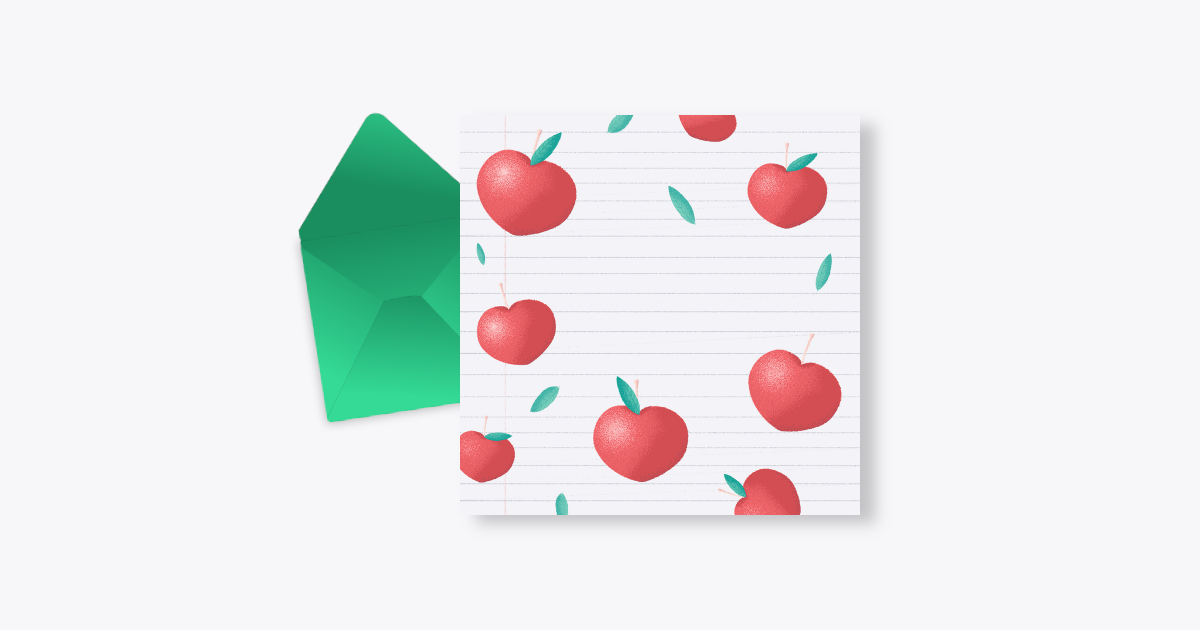 Apple for your teacher | EcoGifts from Friends of the Earth