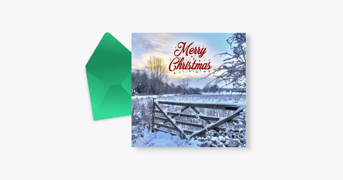 Merry christmas winter in the countryside | EcoGifts from Friends of ...